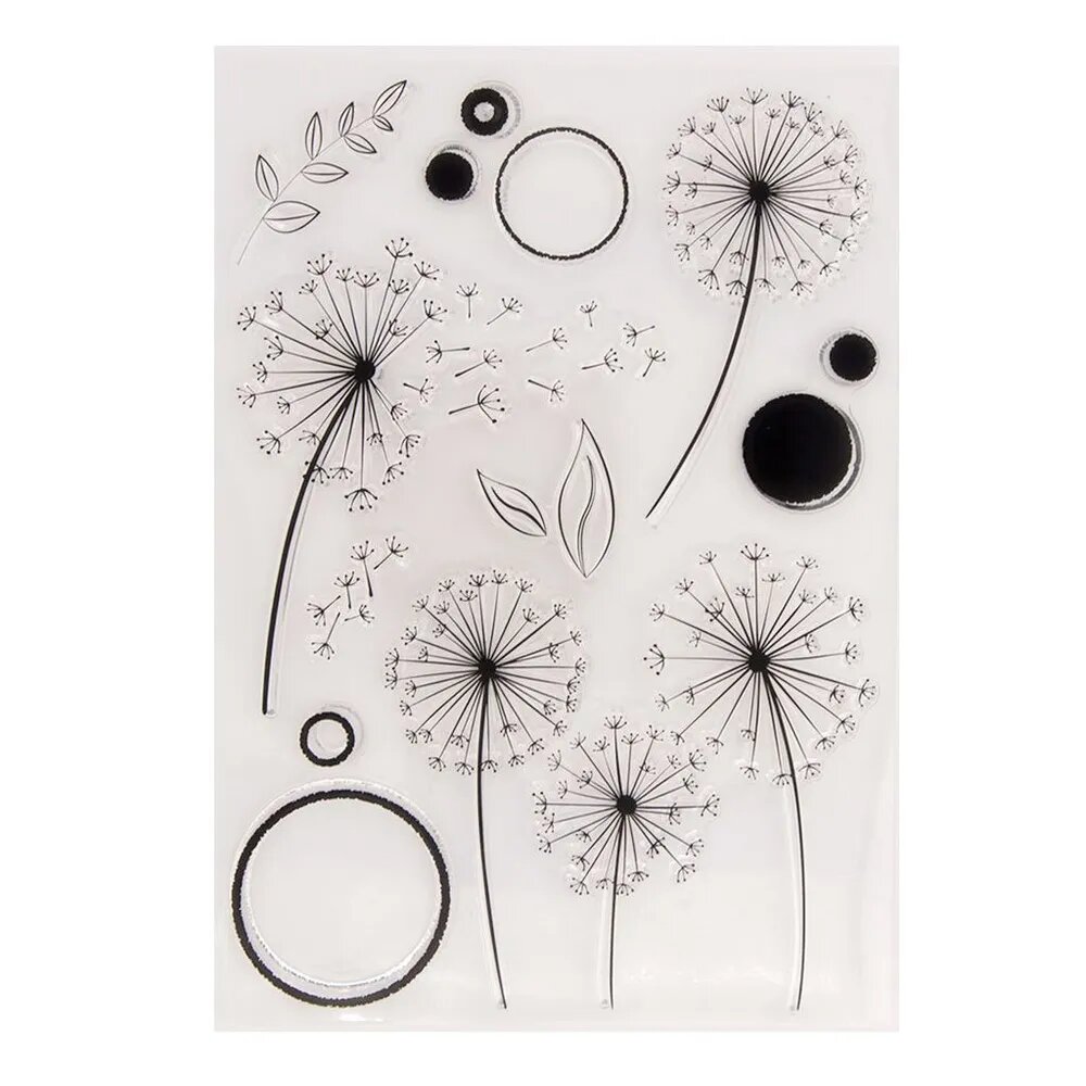 Трафарет штампа Одуванчик