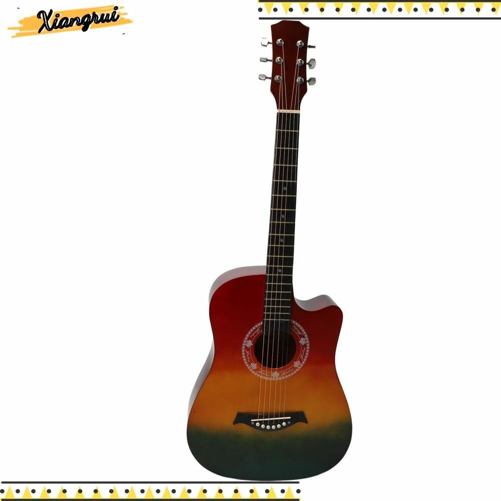 Набор акустической гитары 38 дюймов, идеально для студентов и подростков