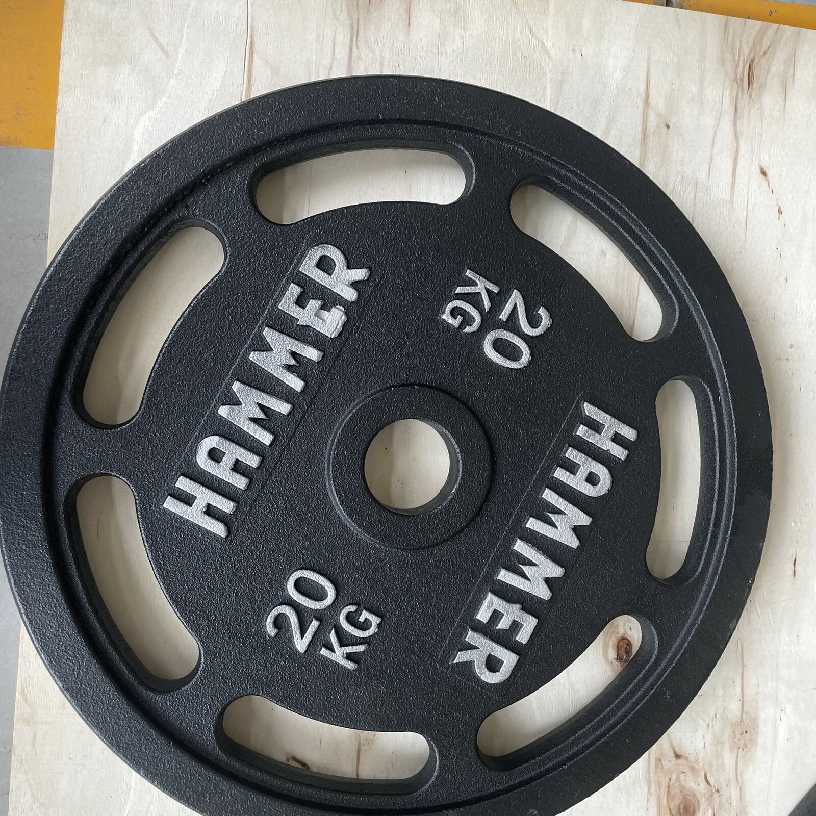 Распродажа: Мужские чугунные блины для штанги с семью отверстиями, большие отверстия, 5cm