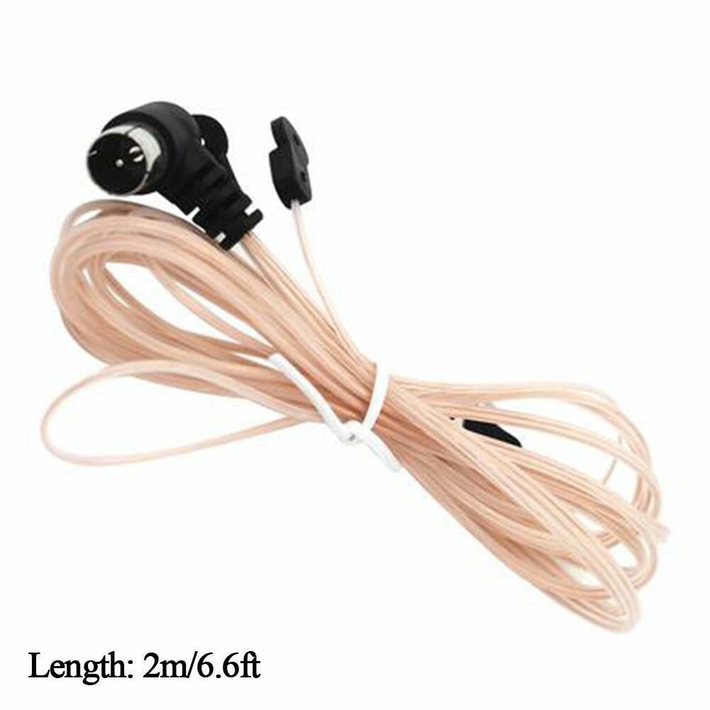 Дипольная антенна / FM-радиоантенна 75 Ом со сменными насадками для радиоприемников, музыкальных центров, магнитол