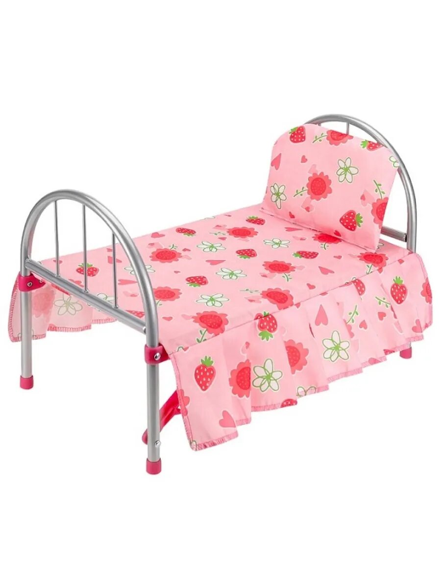 Кроватка для куклы (46х27х32 см) в пакете (Арт.9342-C)
