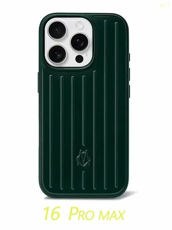 Чехол для смартфона Apple, RIMOWA для iPhone 16 pro max, Чёрно - зелёный