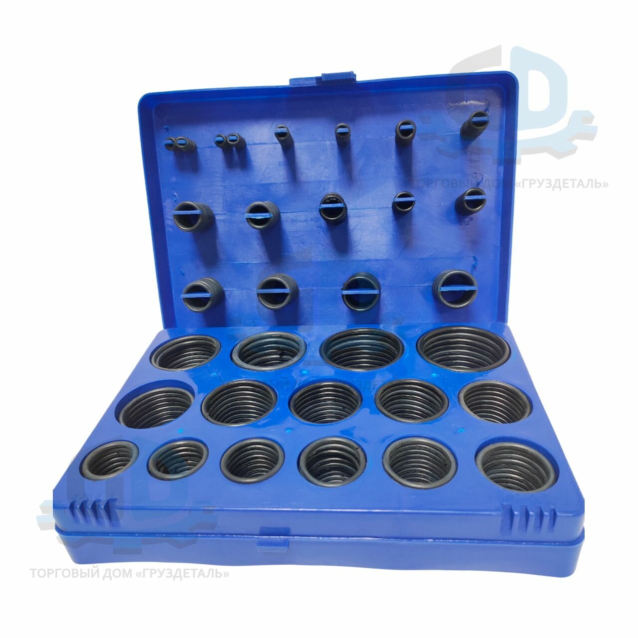 Набор универсальных резиновых уплотнительных колец , маслобензостойкие, 386 шт.