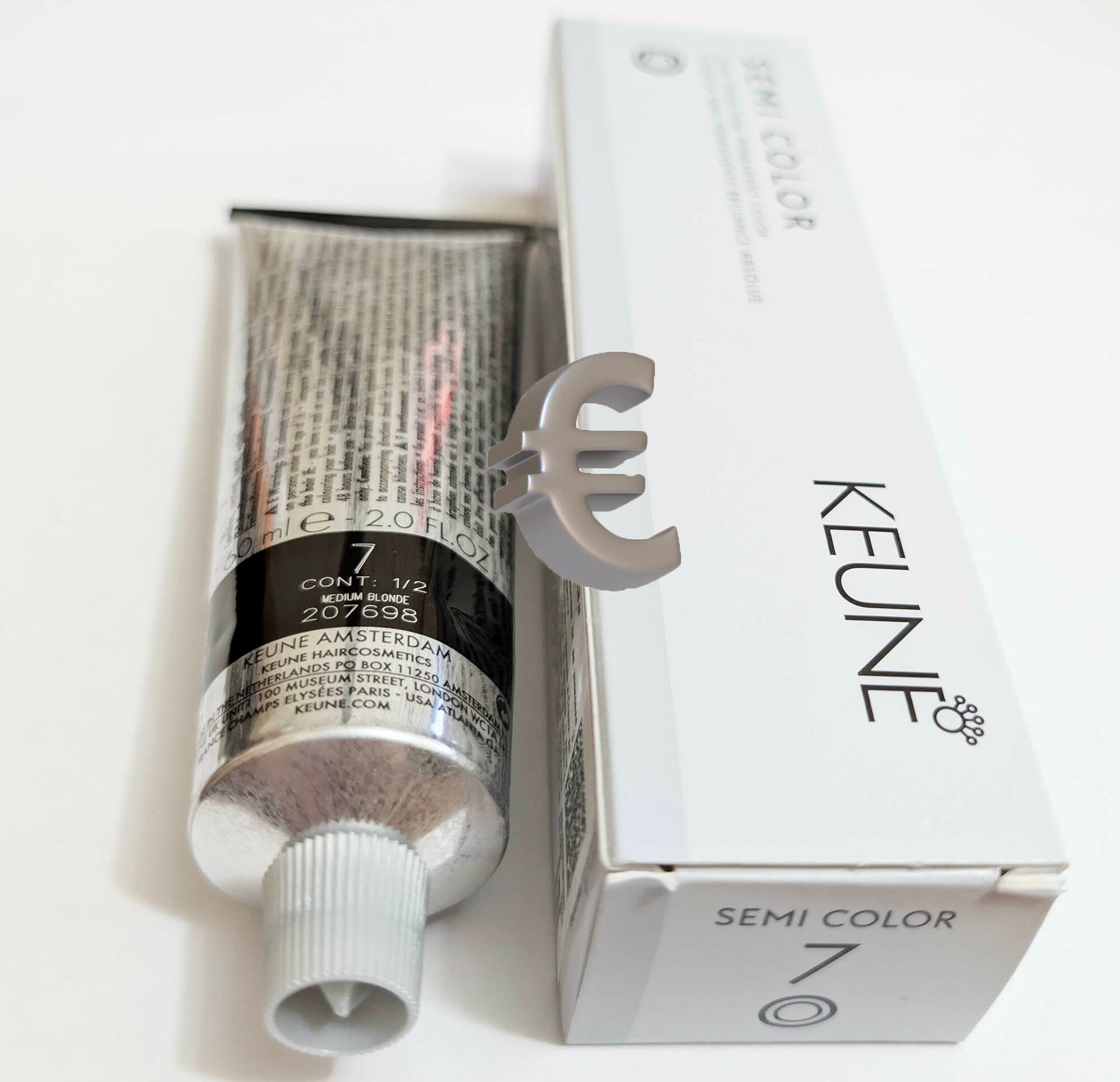 Keune Semi Color 7 Краска Семи Средний Блондин Безаммиачная краска для волос 60 мл