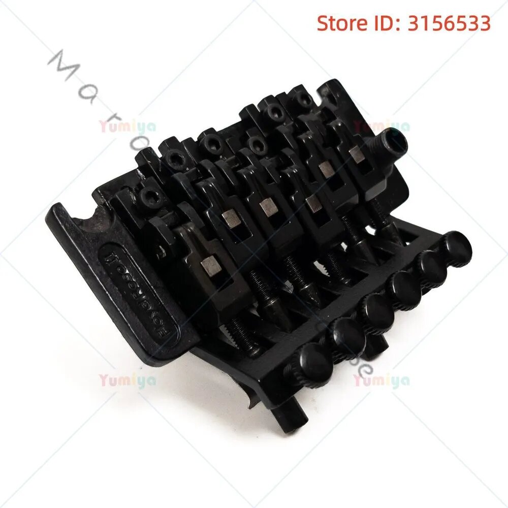 Аксессуары для бриджевой гитары Floyd Rose II с двойной фиксацией системы тремоло (черный/хром)T