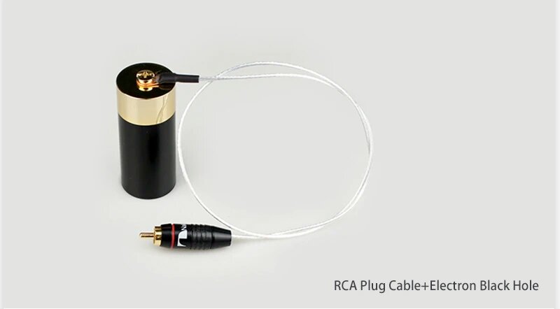 Audiocrast RCA кабель с Electron черным коннектором