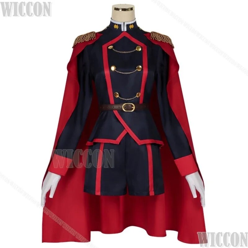 Yamashiro Ren Косплей костюм Mato Seihei no Slave Красный, L, Suit only