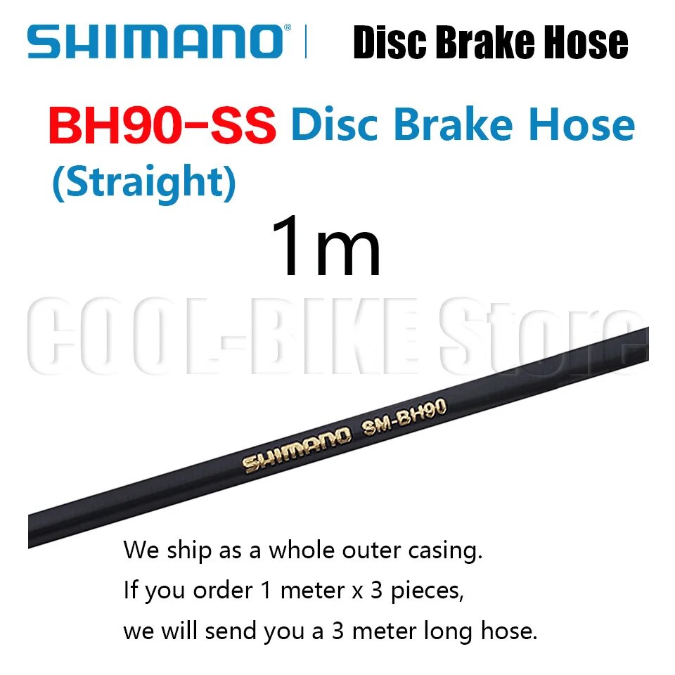Shimano BH90-SS Disc Brake Hose (Straight) 1m