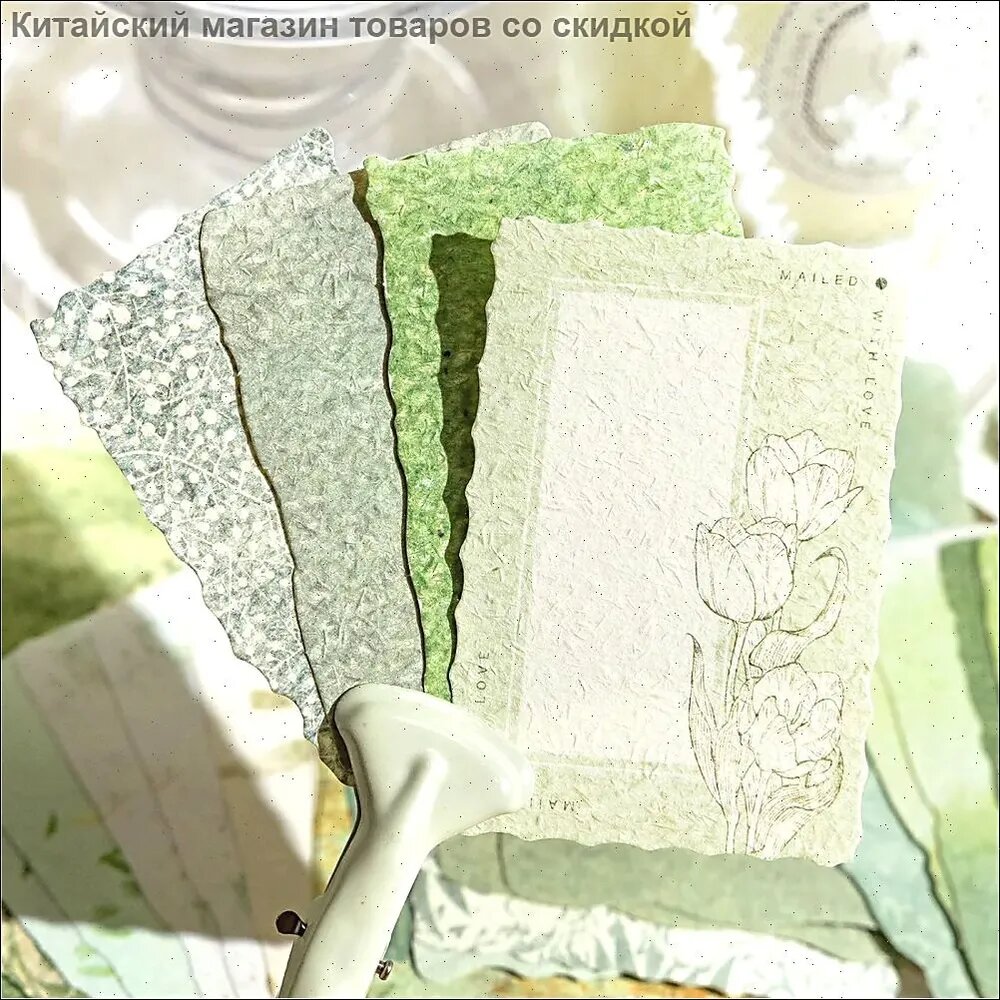Бумага для скрапбукинга Mr.Paper цветочной тематики 400 листов для творческих проектов — фото 1