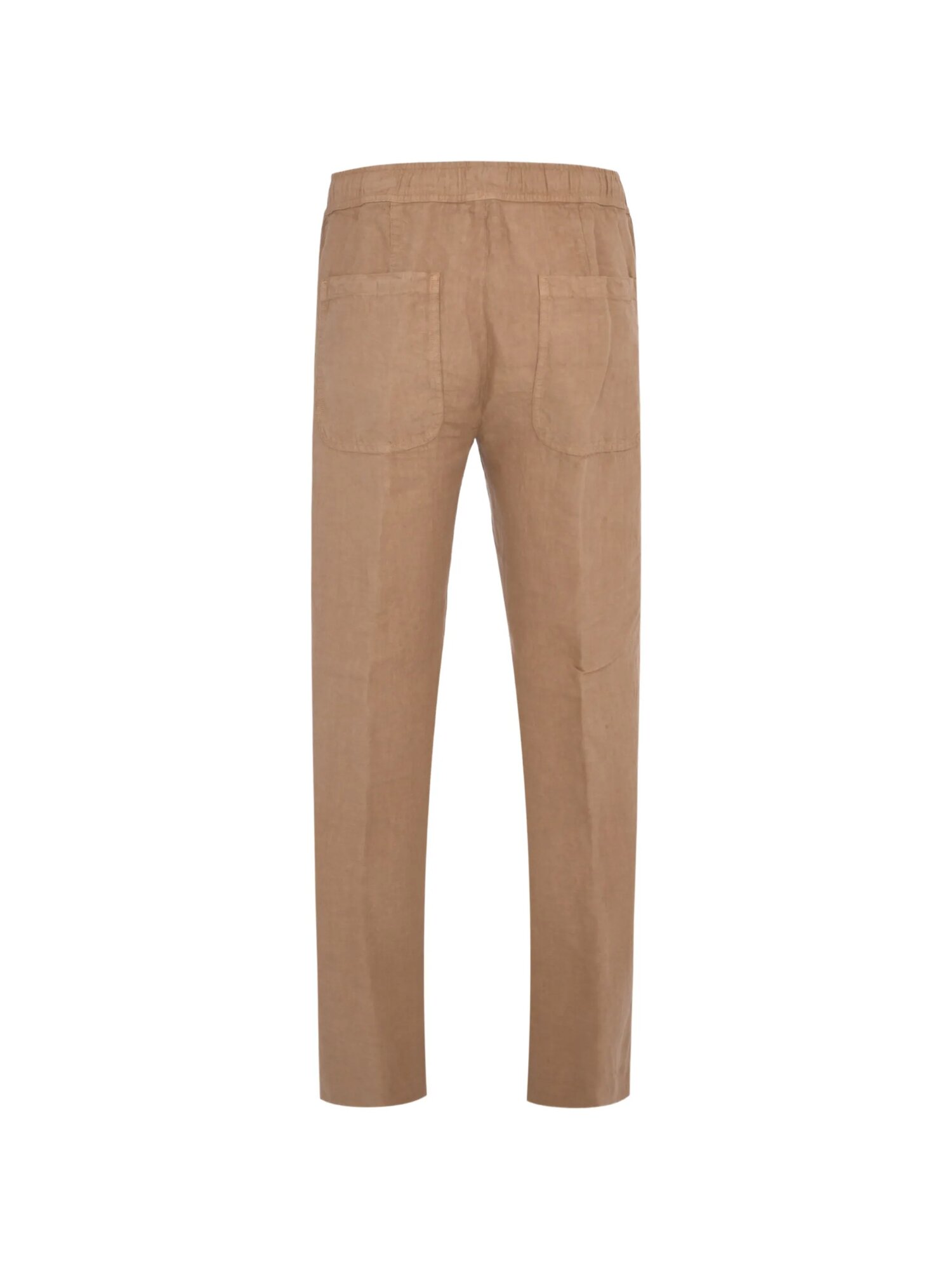 Брюки 120% LINO Drawstring trousers, размер 46, разноцветный — фото 1
