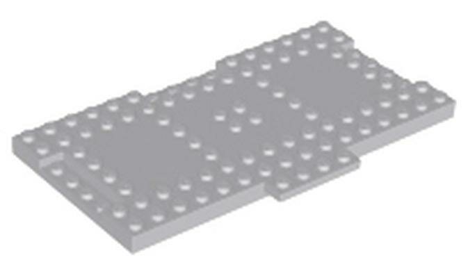 Деталь Lego 18922 Brick, Modified 8 x 16 x 2/3 with 1 x 4 Indentations and 1 x 4 Plate