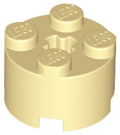 Деталь Lego 3941 Brick, Round 2 x 2 with Axle Hole
