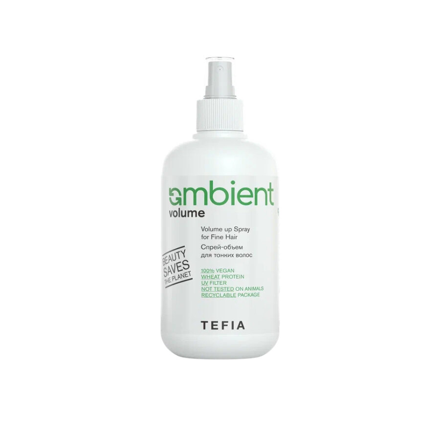 Tefia, Ambient Volume Спрей-объем для тонких волос, 250 мл