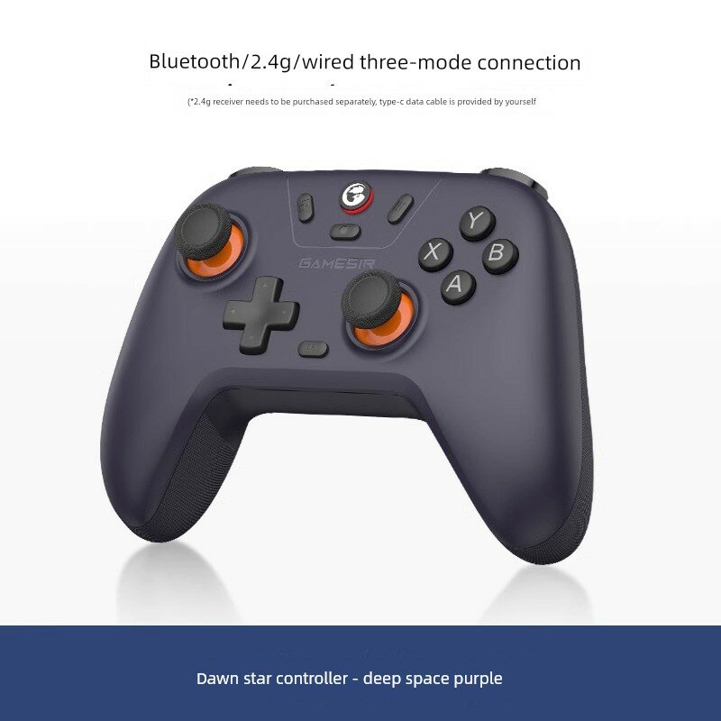 Беспроводной геймпад Bluetooth для ПК, Steam, Xbox, Switch, Android - Темно-фиолетовый