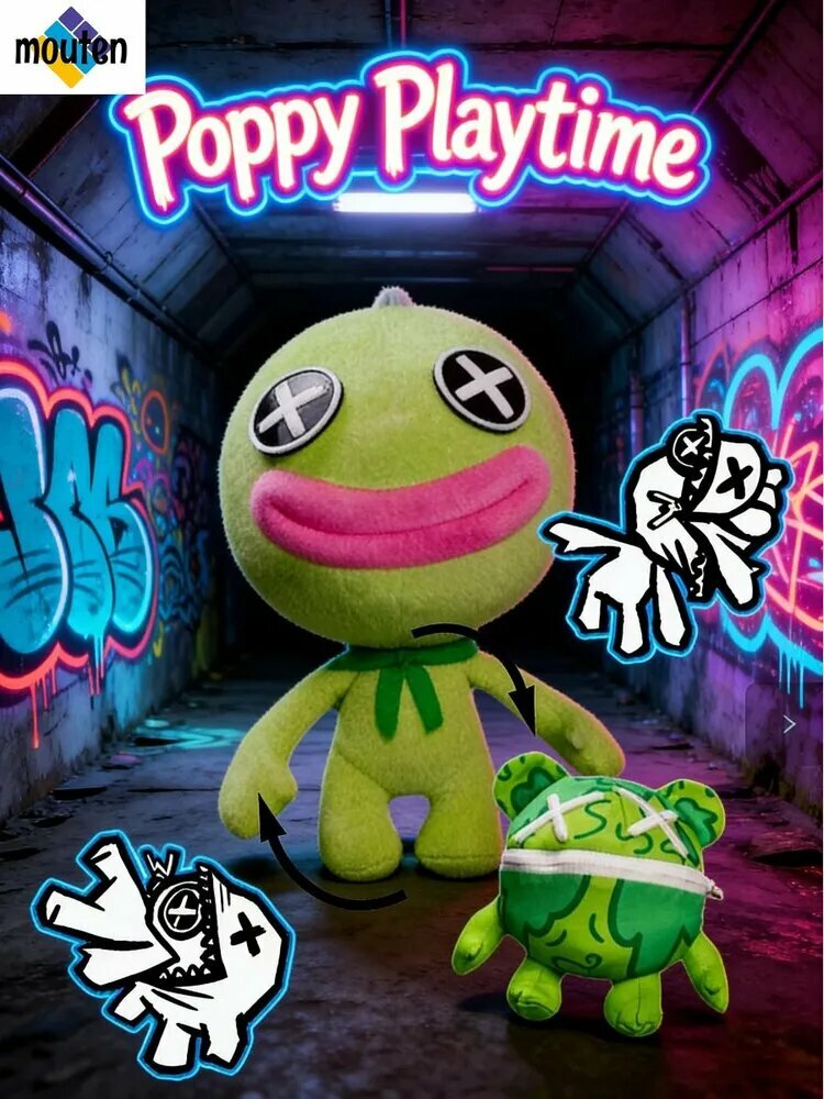 Мягкая игрушка Паук-клоун Poppy Playtime Глава 5 коллекционная