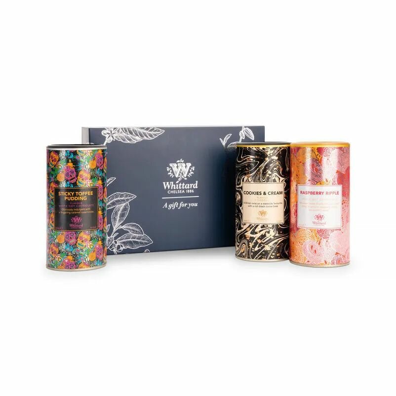 Whittard Chelsea 1886 Набор горячего шоколада Limited Edition Creative Hot Chocolate Gift Box, 3x350г