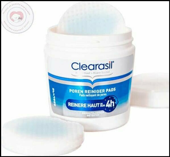 Качественные диски для очищения пор лица от Clearasil, 65 штук