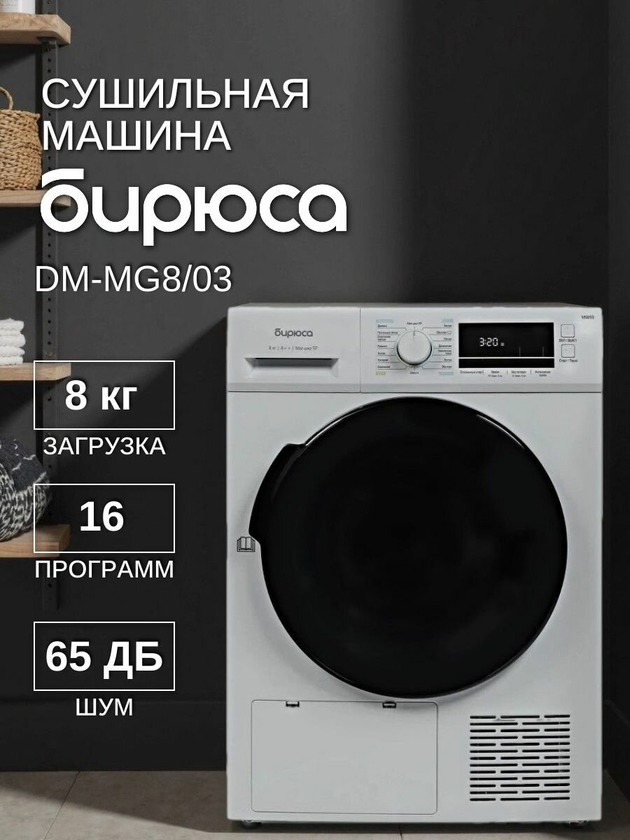 Сушильная машина Бирюса DM-MG8/03