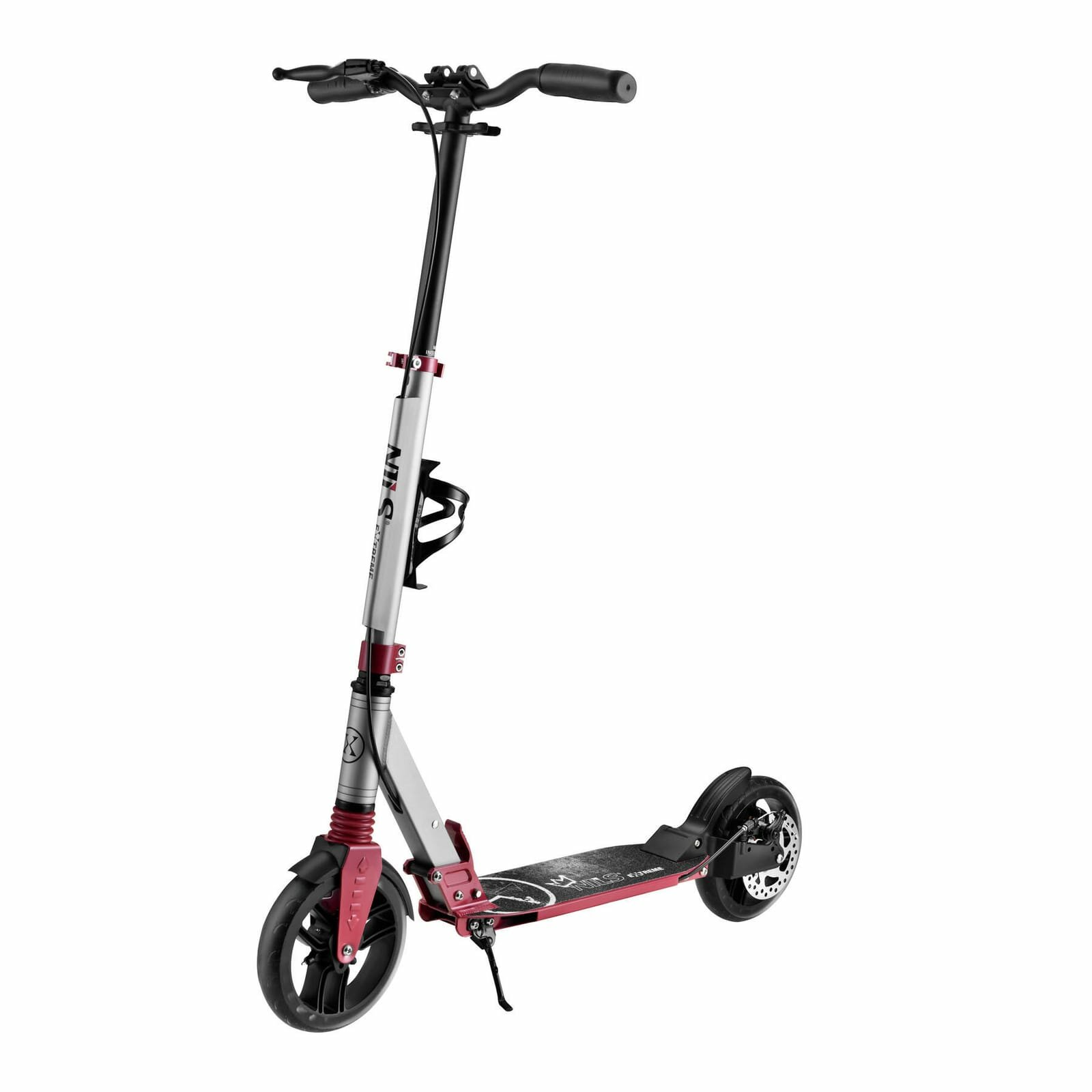 DECATHLON Самокат Decathlon HM122T, черный, серый, красный