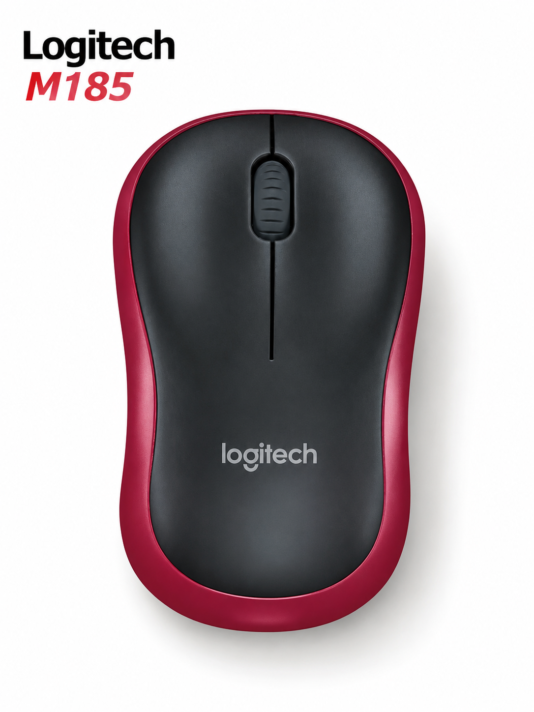 Logitech M185 красная беспроводная Bluetooth-мышь