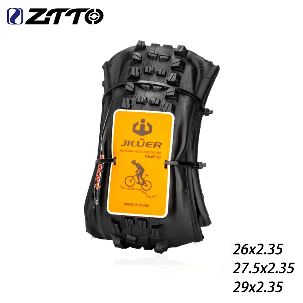 ZTTO MTB эндуро шина 2.35 x 29 27.5 26 черная Черный, J1639 Black 2.35, 26