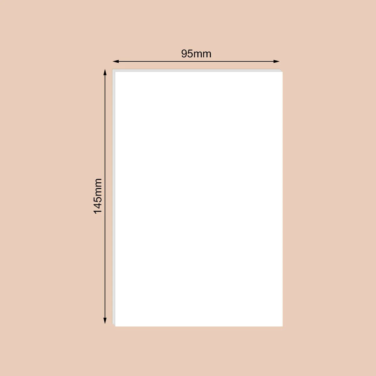 DIY Craft Крафт-бумага Открытки Бежевый, 50pcs, WHITE