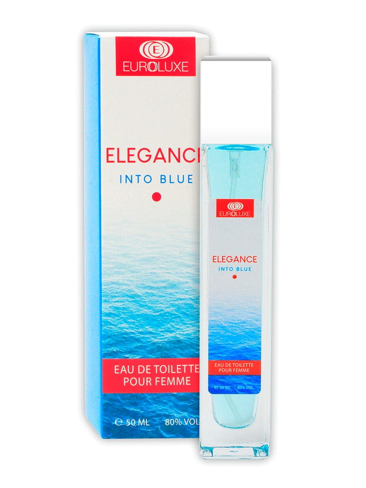 Женский парфюм Euroluxe Elegance Into Blue 50 мл - Евролюкс Элеганс Инту Блю