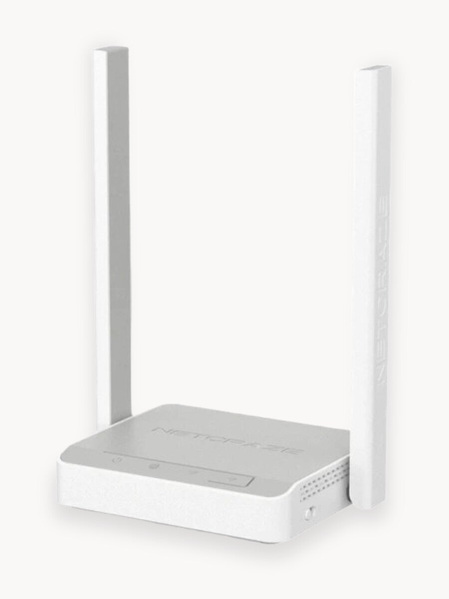 Wi-Fi роутер Netcraze (Keenetic) NC-1112 Start, N300, 2.4 ГГц, Wi-Fi 4 (802.11n), 4 порта LAN/WAN, белый, маршрутизатор