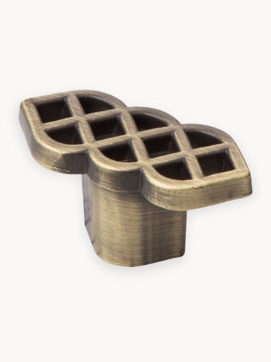 Комплект из 4 шт. ручка-кнопка Kerron RK-099 MAB, ЦАМ, цвет атласная бронза