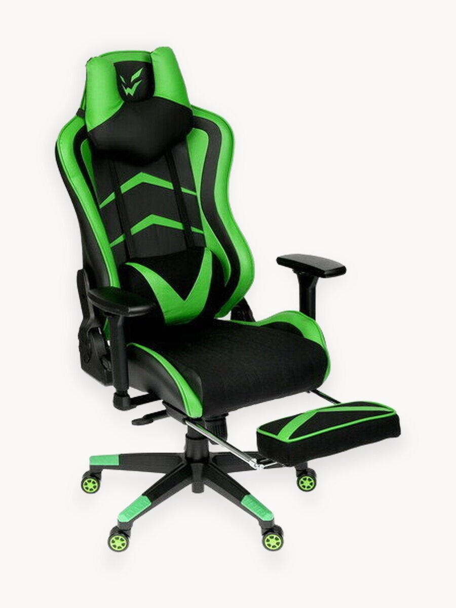 Игровое кресло Ardor Gaming "Force Armor"2000M, экокожа/текстиль, подголовник, подлокотники, газлифт