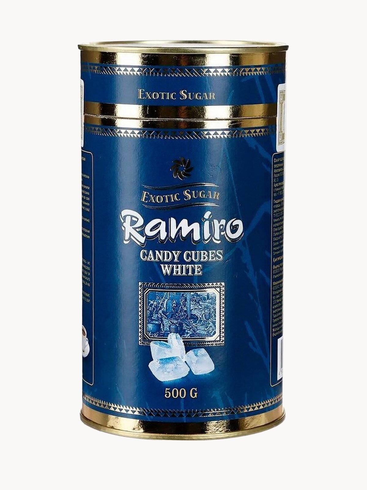 Сахар тростниковый леденцовый прозрачный RAMIRO в подарочном футляре, 500 г