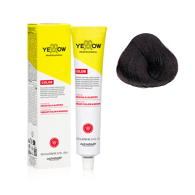 Yellow Professional - Color Permanent 5.53 Крем-краска для волос перманентная 100 мл