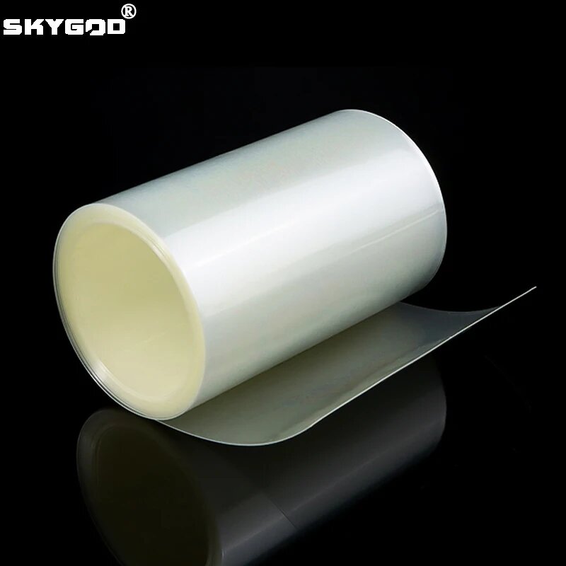 Термоусадочная трубка ПВХ прозрачная 7-155 мм Width 50mm Dia 32mm, 1 meter