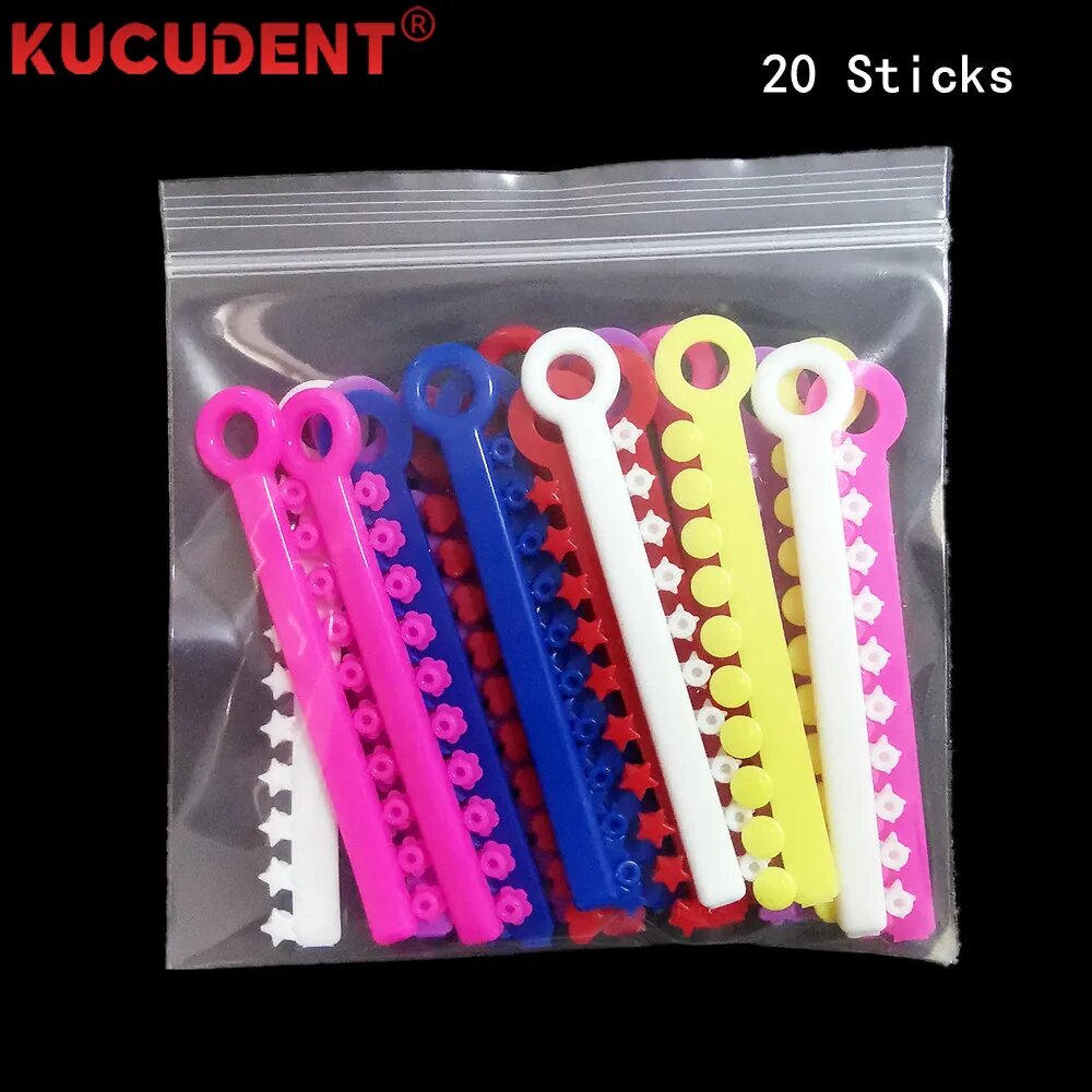Стоматологические ортодонтические эластичные лигатуры, ленты для брекетов, брекеты, Mix Colorful