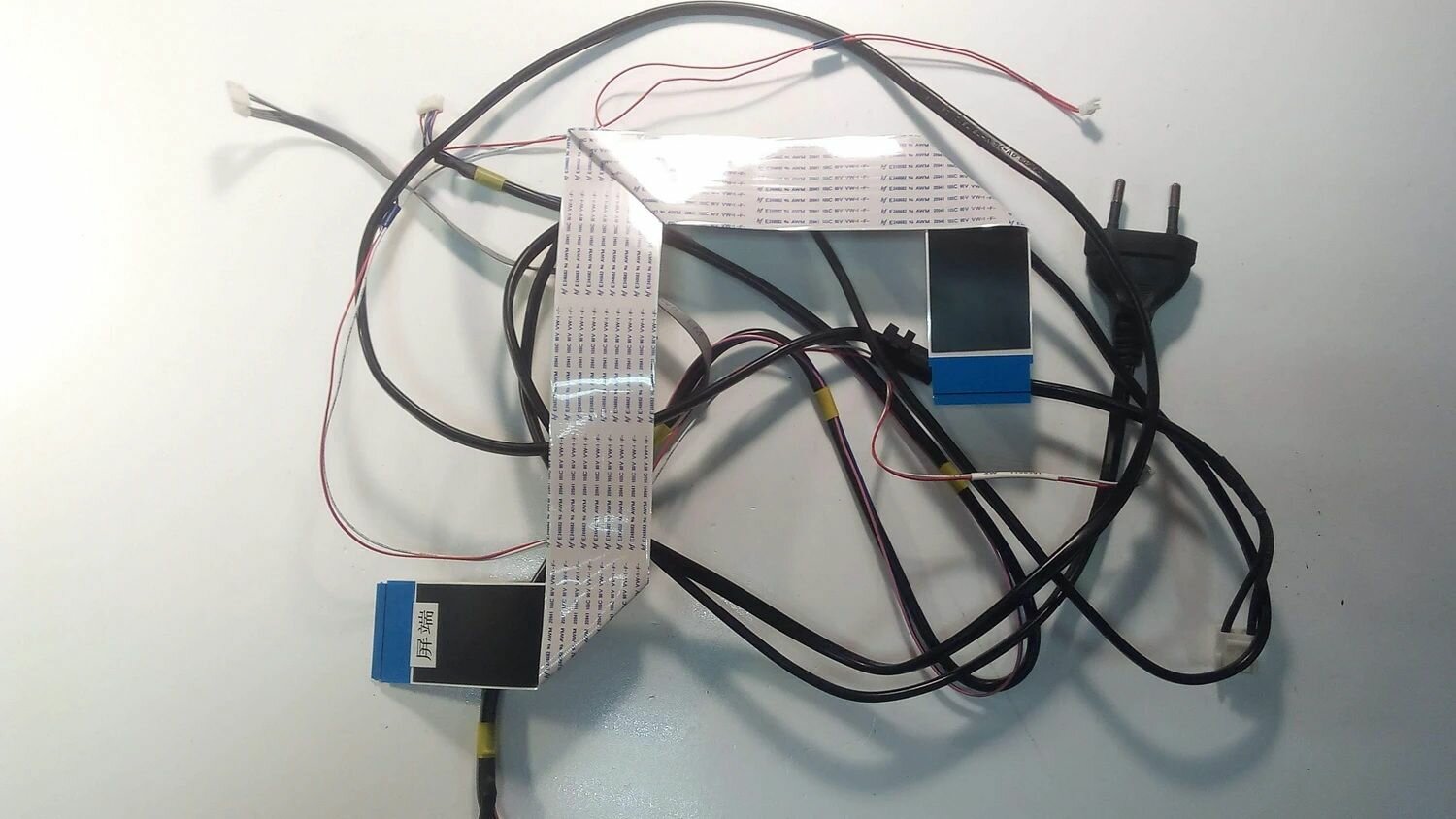 LVDS hf E248682 AWM 20941 105C 90V VW-1 -F- + Комплект шлейфов + Кабель питания с разъемом до основной платы для H32D8100H Lcd Телевизор Dexp Шлейф арт. 9158
