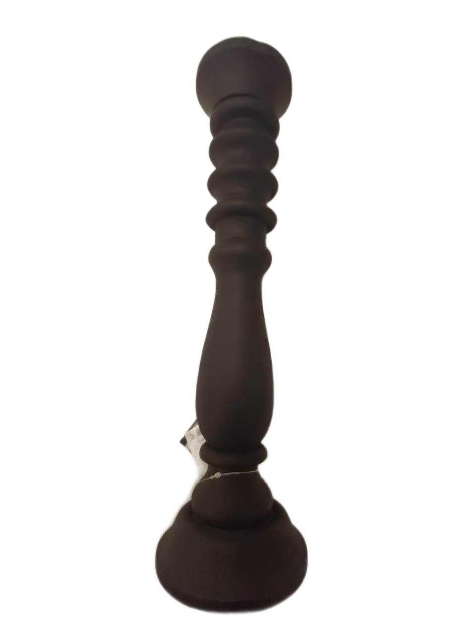 Подсвечник KOOPMAN, дерево манго, 13x45 см, цилиндрический, черный