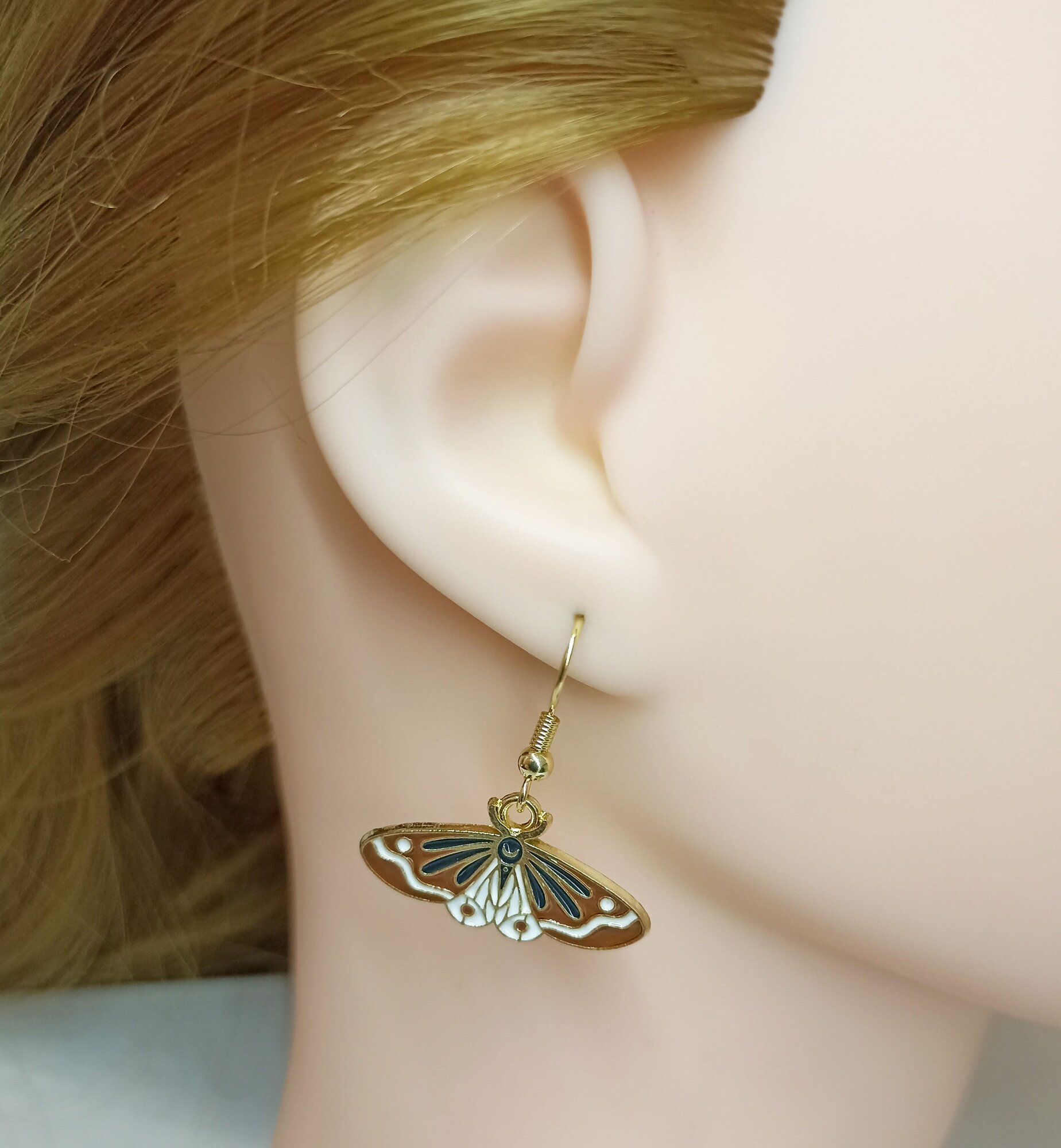 Серьги, эмаль