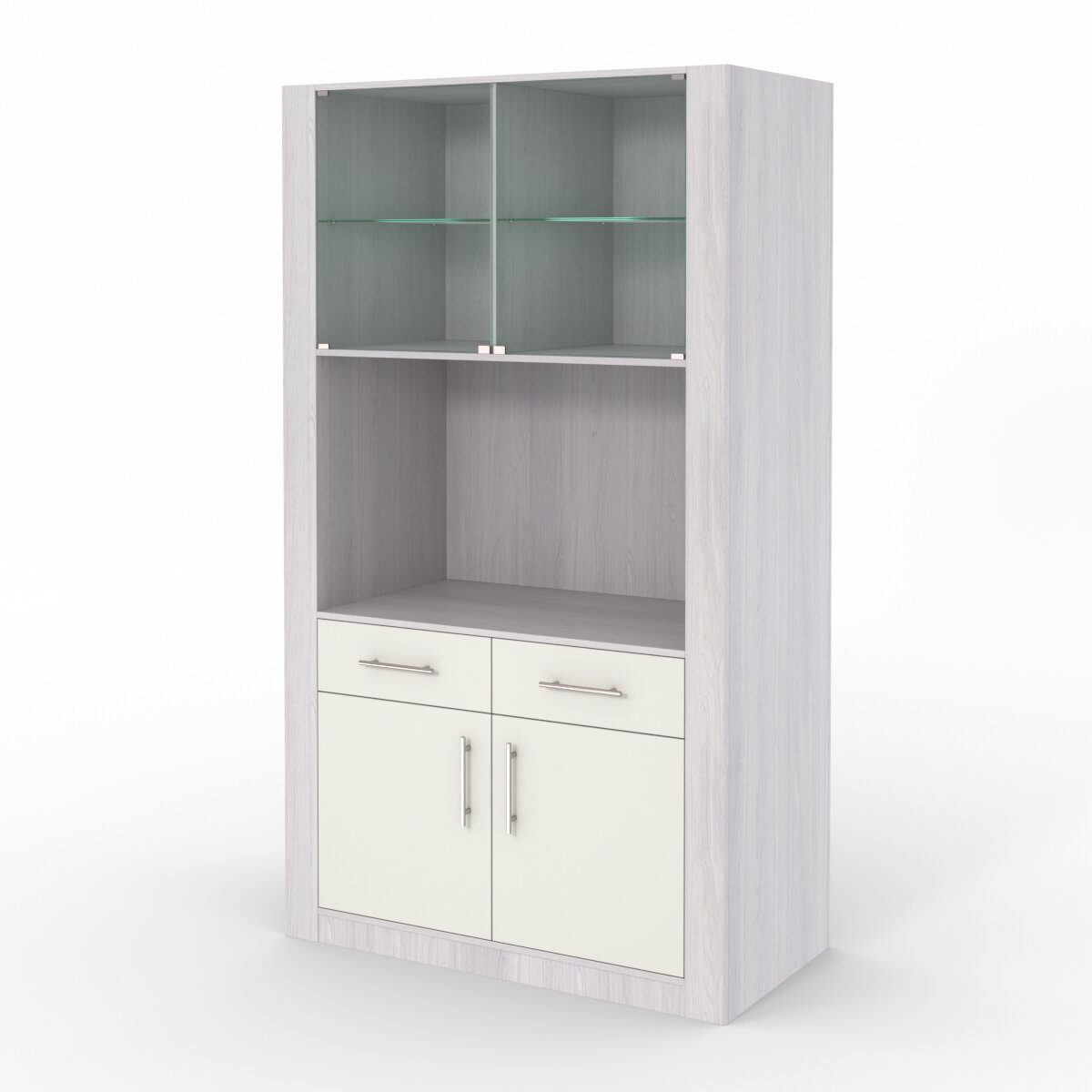 Лаборатория медицинская "Гиппократ" №2, Ясень Анкор светлый и Белый