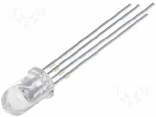Светодиод LED 5MM RGB L-154A4SURKQBDZGW красный / зелёный / синий