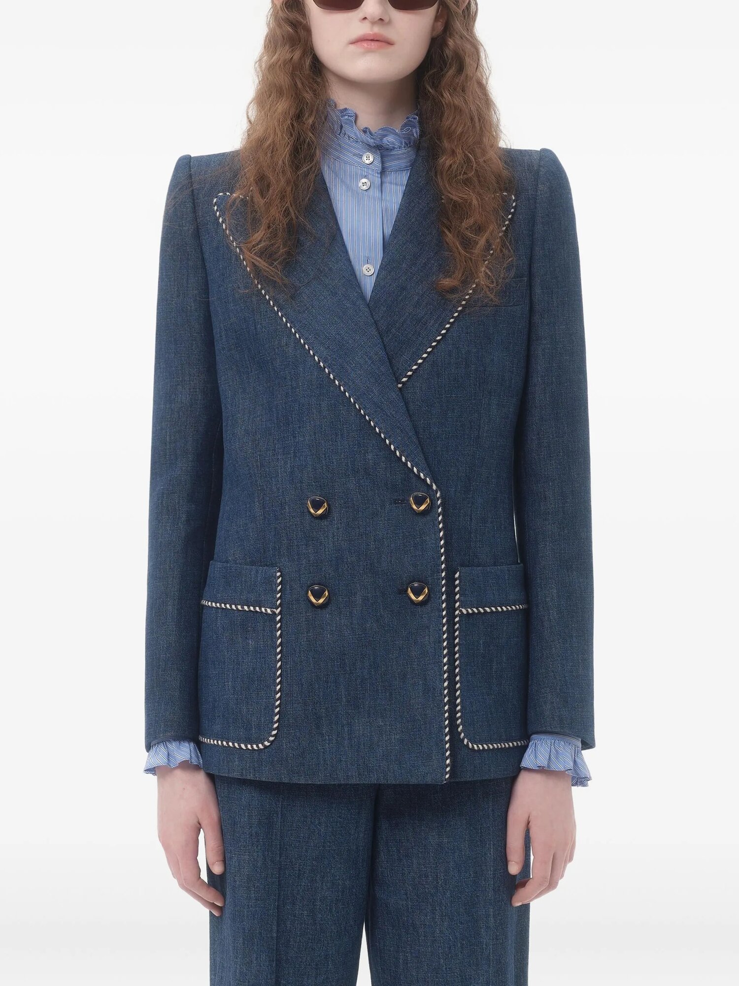 Куртка Valentino, размер 38, blue — фото 1