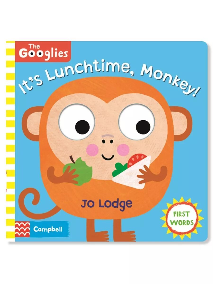 It's Lunchtime, Monkey время обеда детская книга | познавательная литература
