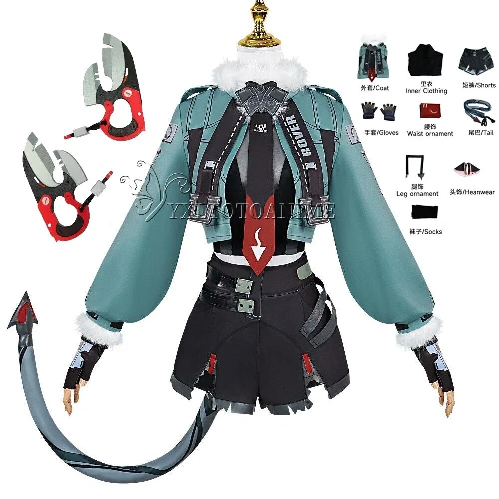 Костюм Джейн Доу Zenless Zone Zero, размер M, цвет costume prop2