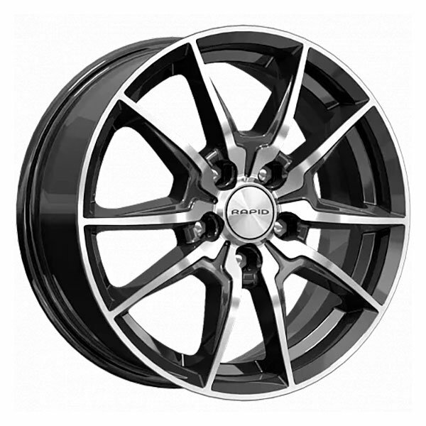 Колесный диск K&K Адамар 6.5x16 5x112 ET46 D57.1 Алмаз черный