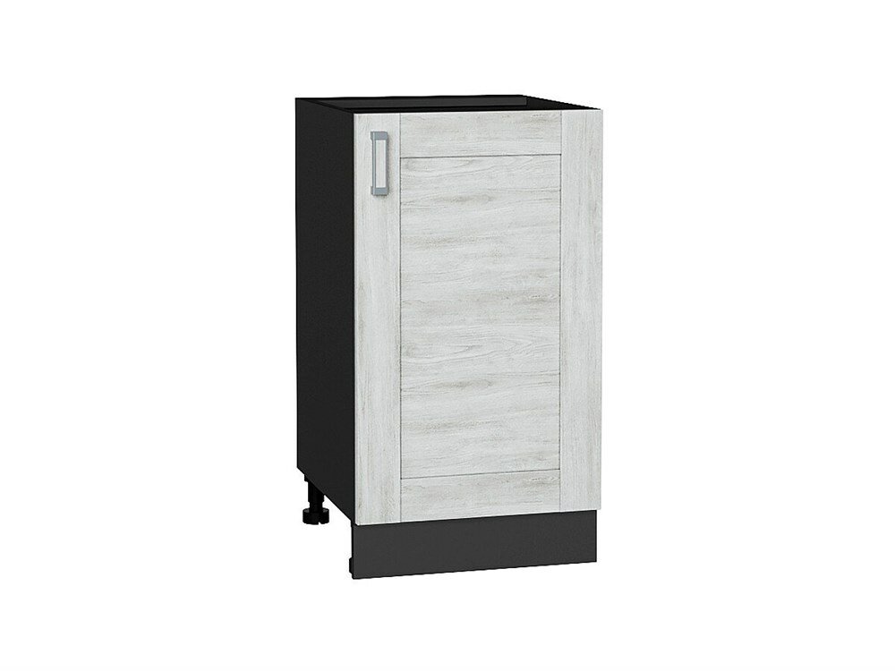VVT Шкаф нижний с 1-ой дверцей Лофт Graphite, Nordic Oak, 450 В*Ш*Г 816*450*480, фасад МДФ Nordic Oak, корпус Graphite Nordic Oak