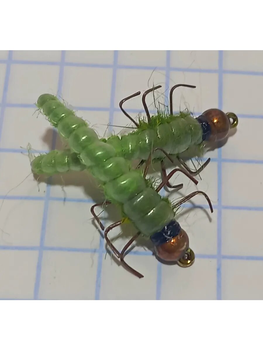 Мушка Ручейник. Для ловли хариуса и другой рыбы. Набор 2 шту