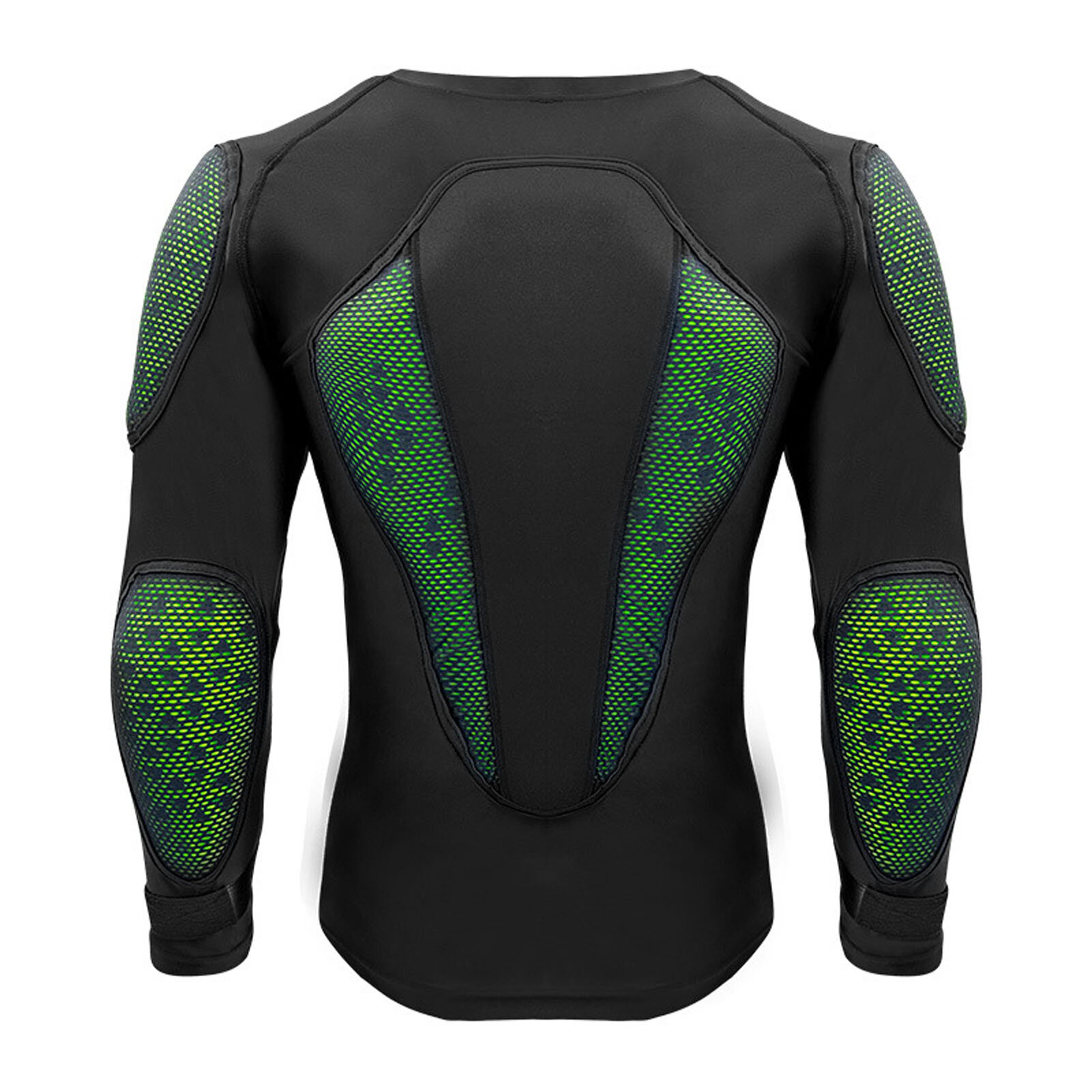 Рубашка с защитой для мотоциклистов, сильная защита, дышащий, влагостойкий защитный экипировка для плеч, груди, спины и локтей, размер XL