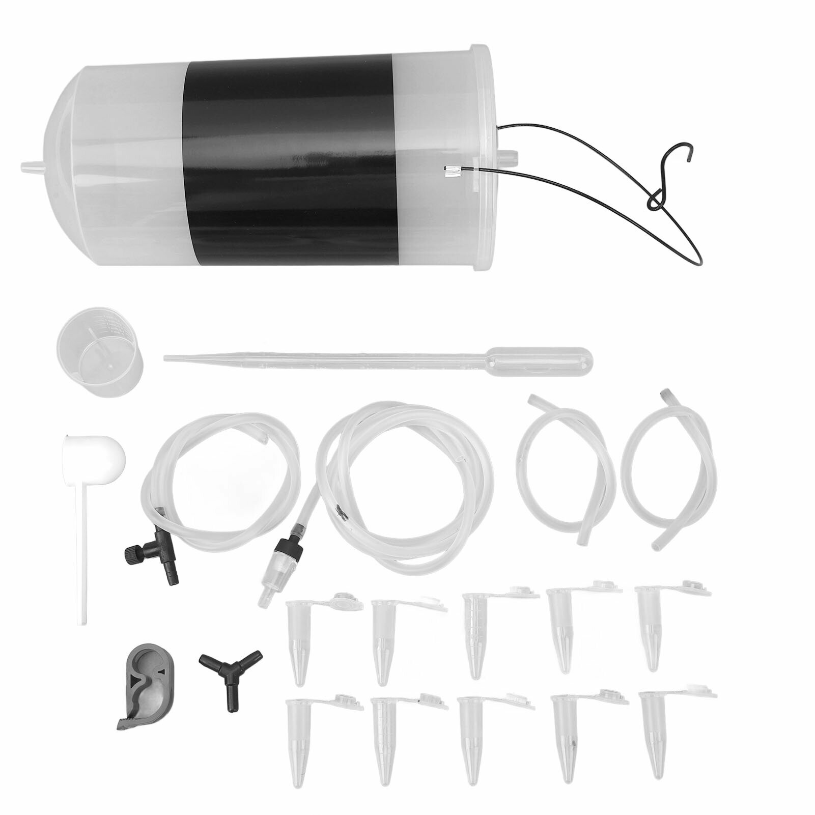 Инкубатор для яиц рассольных креветок, автоматический комплект для инкубации креветок большой емкости с регулирующим клапаном