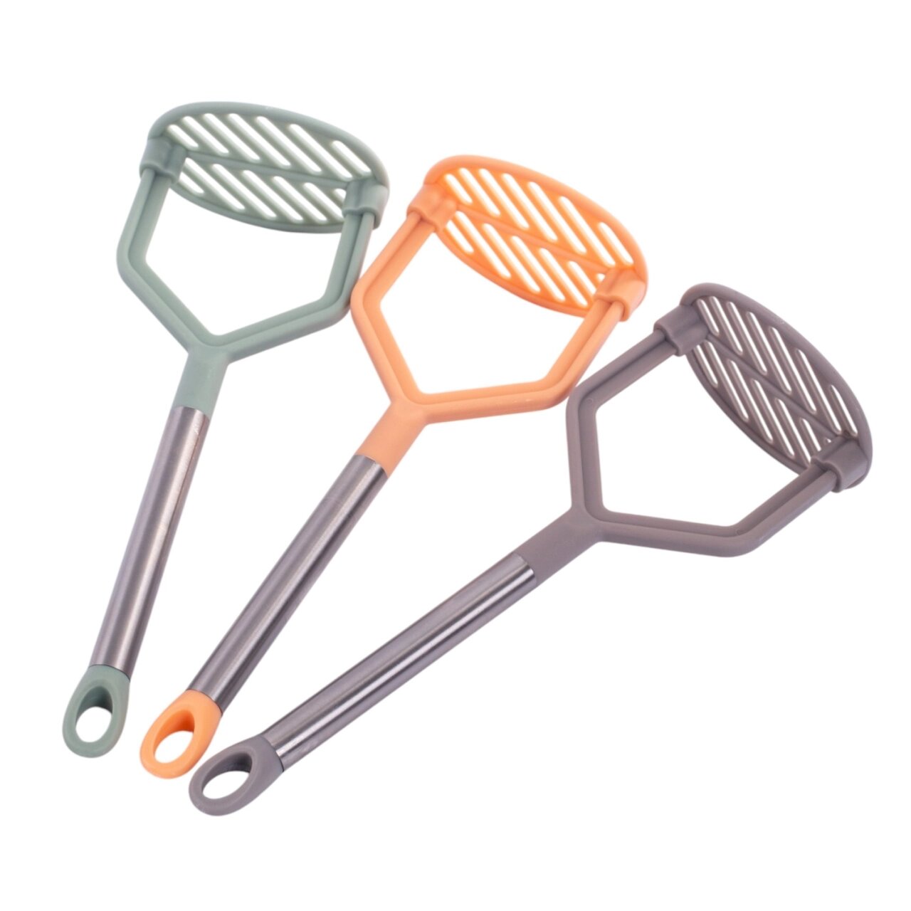 Attribute Gadget Scandinavia Картофелемялка 28 см из нержавеющей стали, в ассортименте