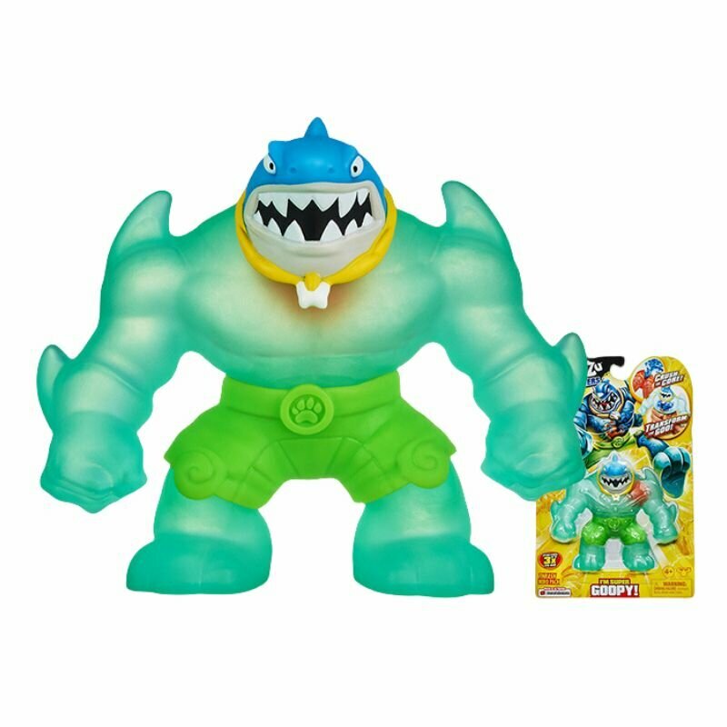 Мягкая и гибкая игрушка Goo Jit Zu Hero Animal идеальна для снятия стресса и развития осязания -enj