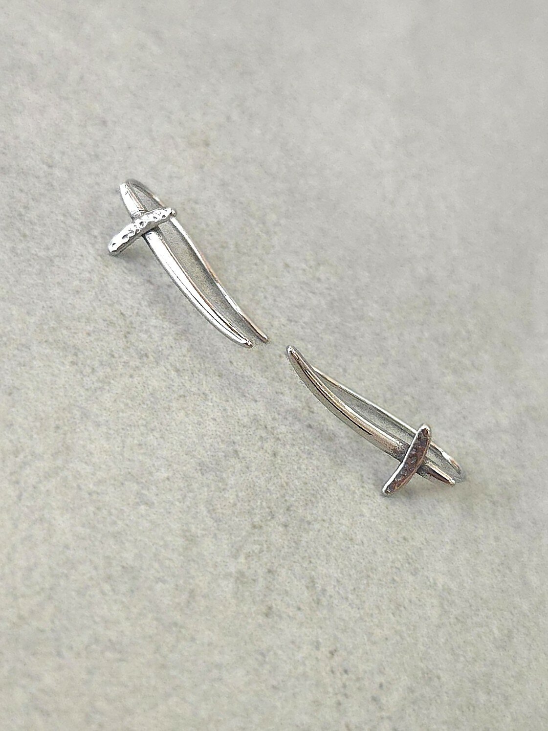 Серьги-трансформеры SILVER CLAW